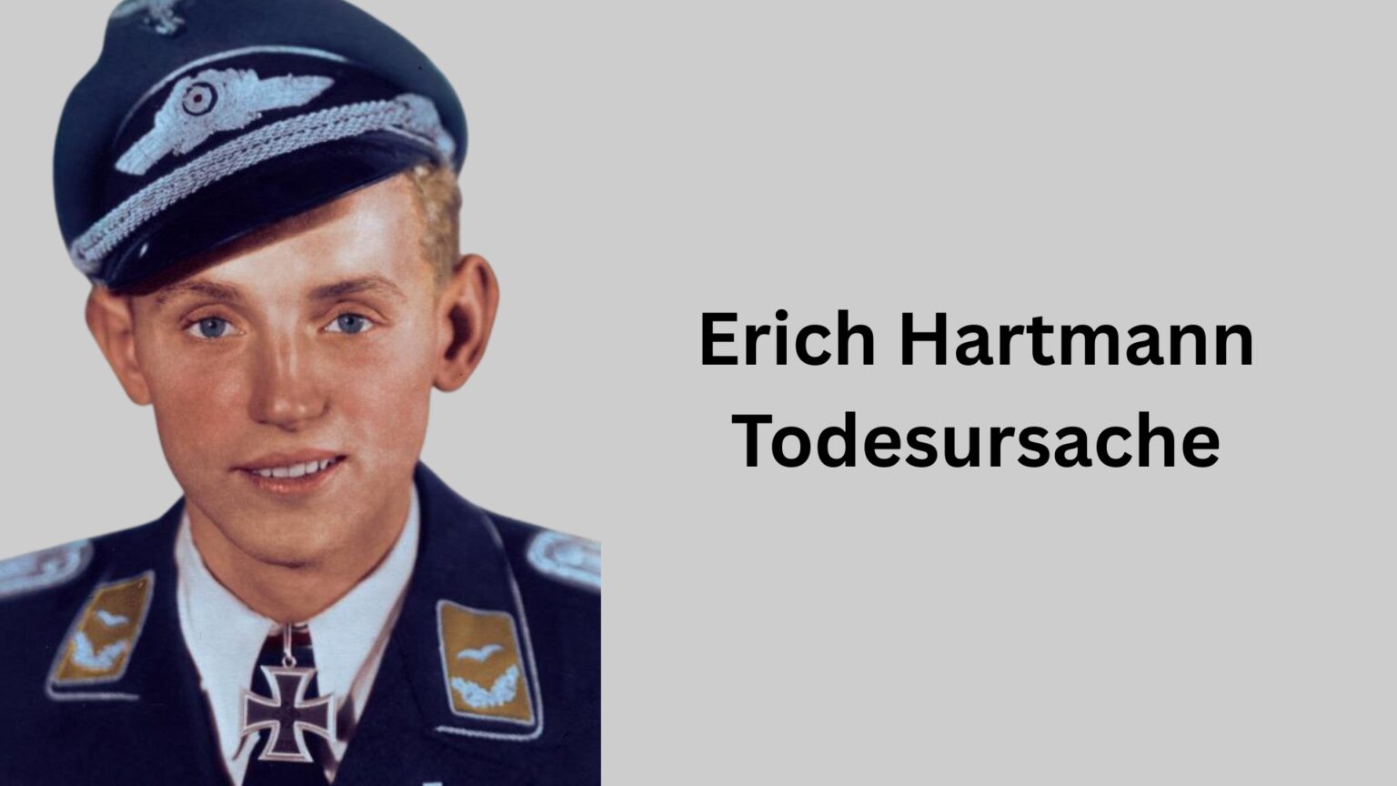 Erich Hartmann Todesursache - Lebens Updates